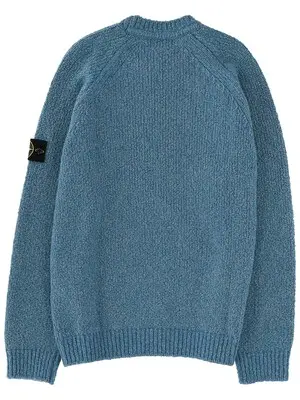 Stone Island Wool Blend Sweater - Azure