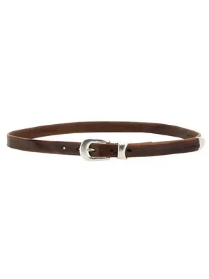 Our Legacy Leather Belt - Brown