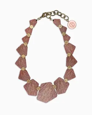 Giorgio Armani Resin And Metal Choker Necklace - Orange