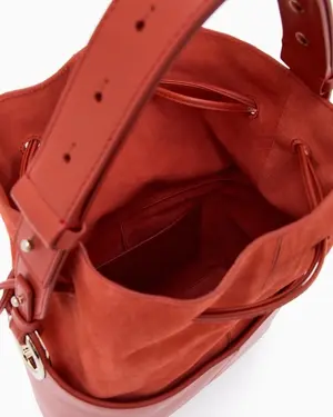 Giorgio Armani Smooth Calfskin Bucket Bag