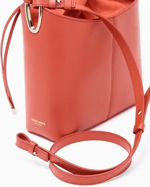 Giorgio Armani Smooth Calfskin Bucket Bag