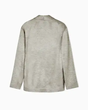 Giorgio Armani Tussah Silk Double-breasted Jacket