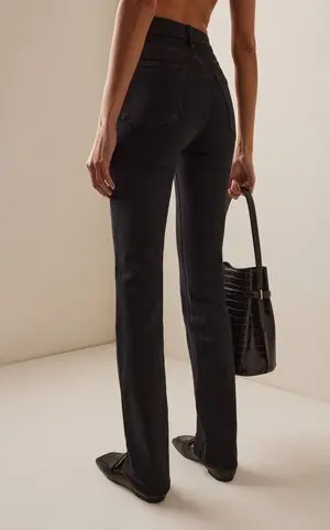 Aflalo Miller Stretch High-rise Slim Bootcut Jeans