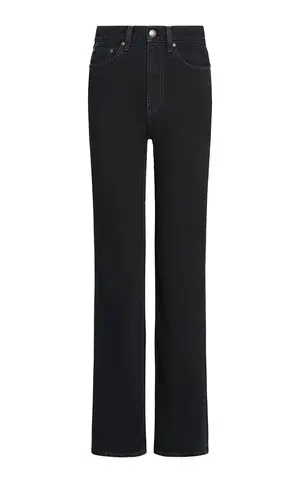 Aflalo Brontë High-rise Flared Jeans - Black