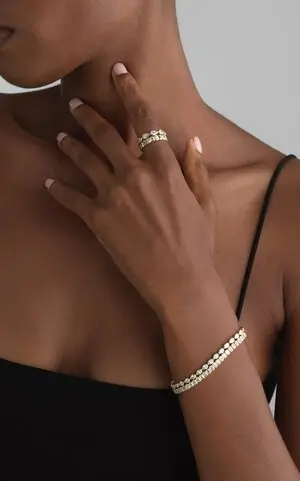 FIAMETTA 14k White Gold Diamond Tennis Bracelet