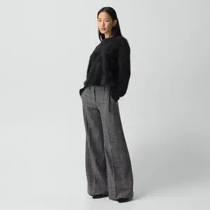 Theory Wide-leg Pant In Malfile Wool