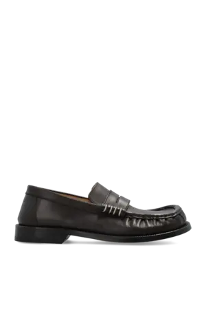 JW Anderson Leather Loafers - Brown