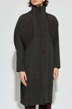 Issey Miyake Pleated Coat