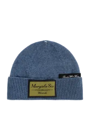 MAISON MARGIELA Logo Wool Cap - Blue