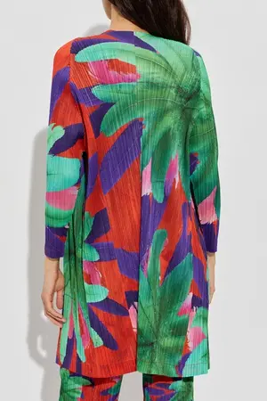 Issey Miyake Pleated Coat - Multicolour