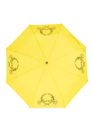 Moschino Folding Umbrella - Yellow
