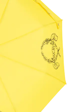 Moschino Folding Umbrella - Yellow