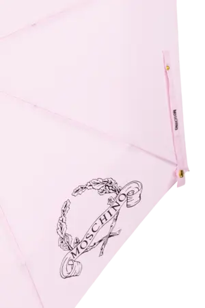 Moschino Folding Umbrella - Pink