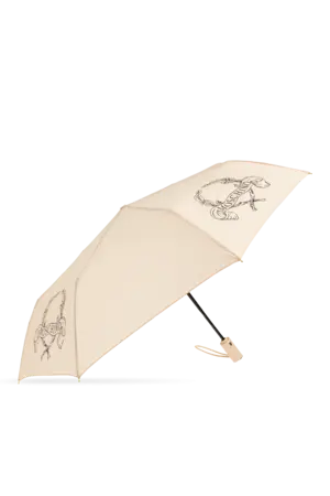 Moschino Folding Umbrella - Cream