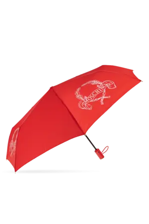 Moschino Folding Umbrella - Red