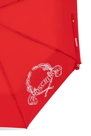 Moschino Folding Umbrella - Red