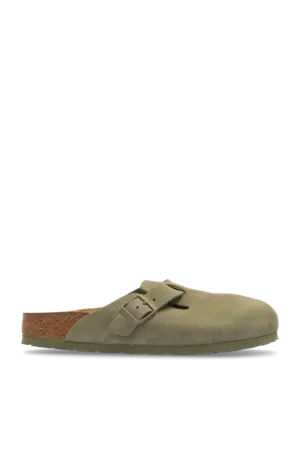 BIRKENSTOCK Boston Bs Slides - Green