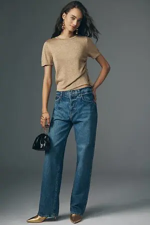 Anthropologie Short-sleeve Crew-neck Tee