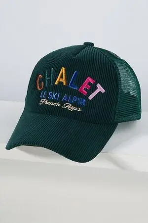 WORN/WEST Après Ski Trucker Hat - Green Chalet