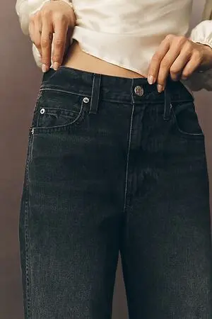AMO Annette Mid-rise Wide-leg Jeans - Spark