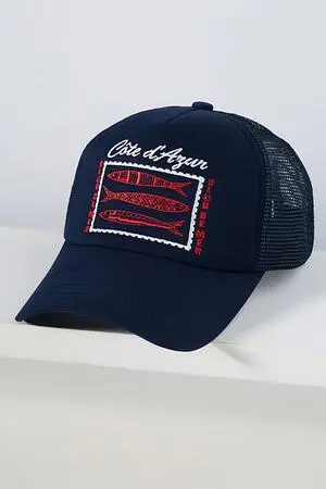 WORN/WEST Coastal Trucker Cap Navy