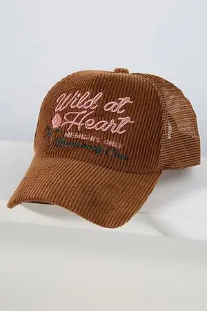 WORN/WEST Coastal Trucker Cap Tan Wild At Heart