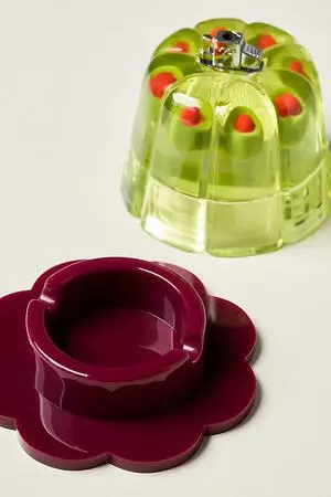 Edie Parker Olive Jelly Tabletop Lighter
