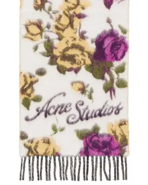 Acne Studios Flower Scarf