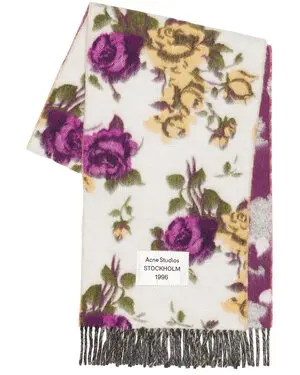 Acne Studios Flower Scarf