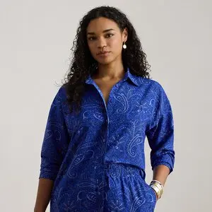 Women's Blue Printed Shirts
