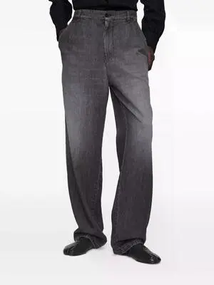 MAISON MARGIELA Faded-effect Straight-leg Jeans - Grey