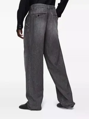 MAISON MARGIELA Faded-effect Straight-leg Jeans - Grey