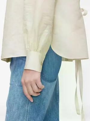 MAISON MARGIELA Belted Long-sleeve Shirt