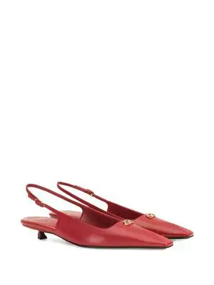 SERGIO ROSSI 25mm Surge Leather Slingback