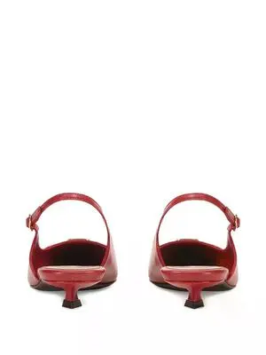 SERGIO ROSSI 25mm Surge Leather Slingback