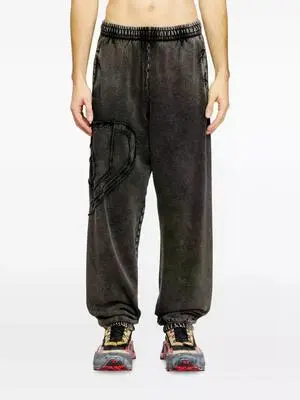 DIESEL® P-marky-den Appliqué-detail Track Pants - Grey
