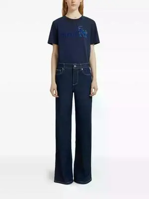 Marni Embroidered Logo Trousers
