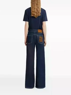 Marni Embroidered Logo Trousers