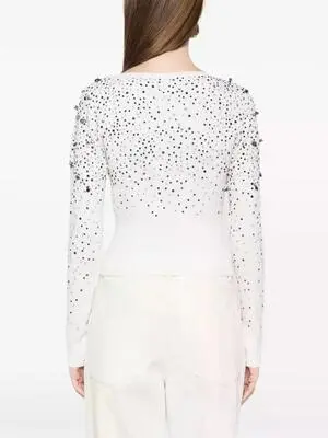Max Mara Sequin V-neck Knitwear