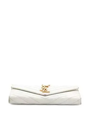Saint Laurent Classic Monogram Flap Wallet Matelasse Chevron Leather Large Small Wallets