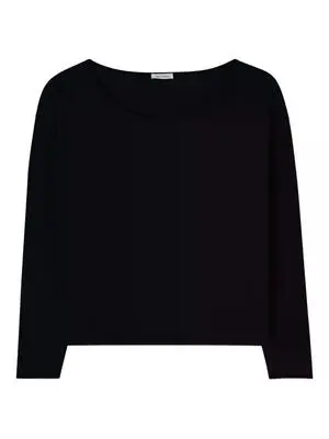 American Vintage Aksun Boat Neck T-shirt - Black