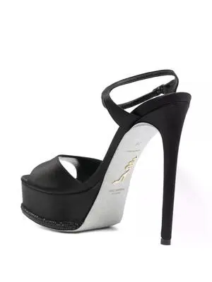 Rene Caovilla 150mm Embellished Platform Sandals
