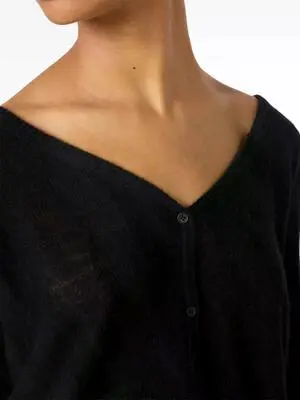 American Vintage V-neck Cardigan - Black