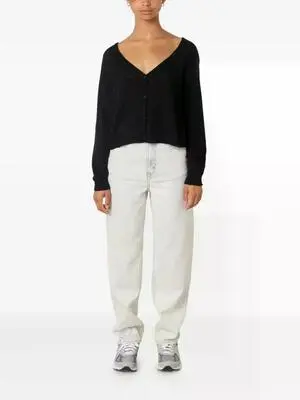 American Vintage V-neck Cardigan - Black