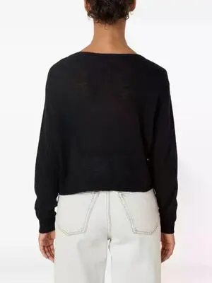 American Vintage V-neck Cardigan - Black