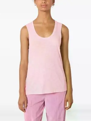 American Vintage Jacksonville Scoop Neck Top - Pink