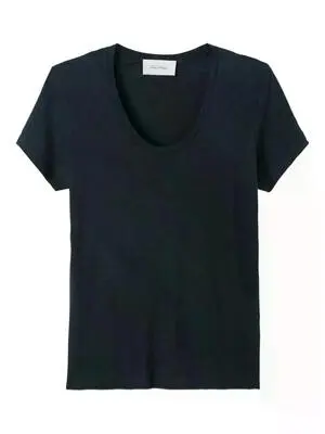 American Vintage Jacksonville Scoop Neck T-shirt - Blue