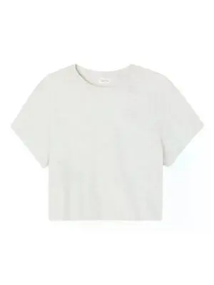 American Vintage Ypawood Round-neck T-shirt - Neutrals