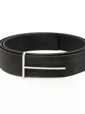 TOM FORD T-buckle Reversible Belt - Brown