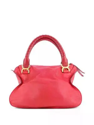 Chloé Marcie Leather Medium Satchel - Red